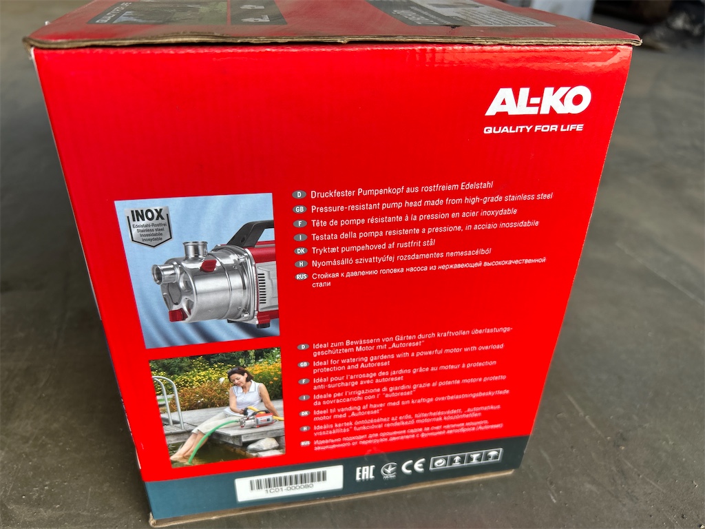 Wasserpumpe - AL-KO JET 3000 INOX Neu | Blinto