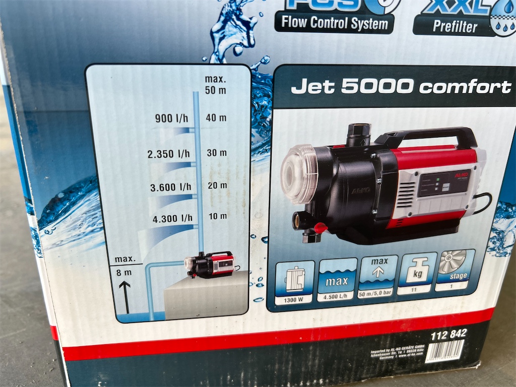 Wasserpumpe - AL-KO Jet 5000 Comfort Neu | Blinto