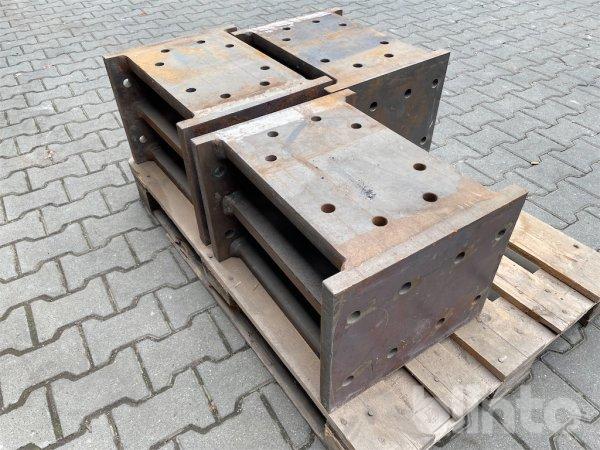 Schwerlaststützen - 3x HEM 300 / 0,50 Meter | Blinto