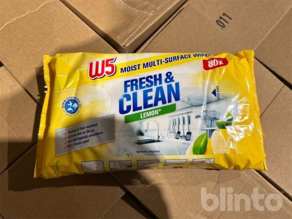 Reinigungstücher - W5 Fresh & Clean 1 x Palette | Blinto