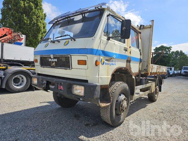 Unimog mit Pritsche - MAN VW 8.150 FAE G90 4x4 (1991) | Blinto